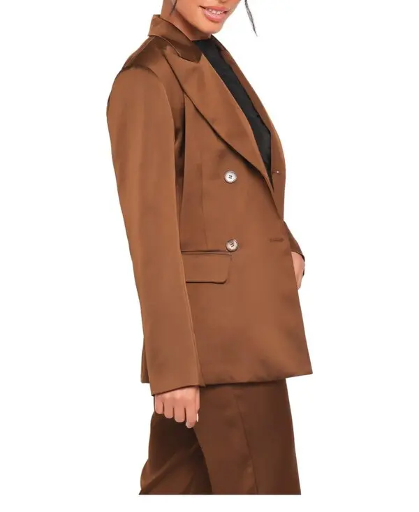 PETAL AND PUP Trina Satin Blazer