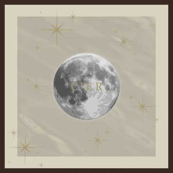 CIER To The Moon & Back Silk Scarf