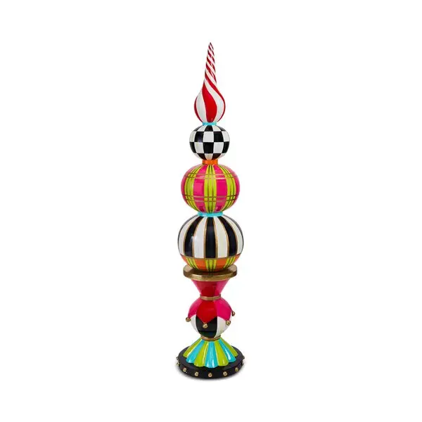 MACKENZIE-CHILDS Confetti Christmas Trophy Finial