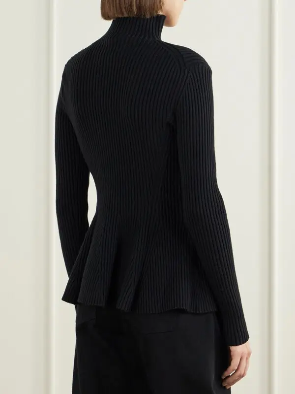 Alaïa Long-sleeved Zip-up Cardigan