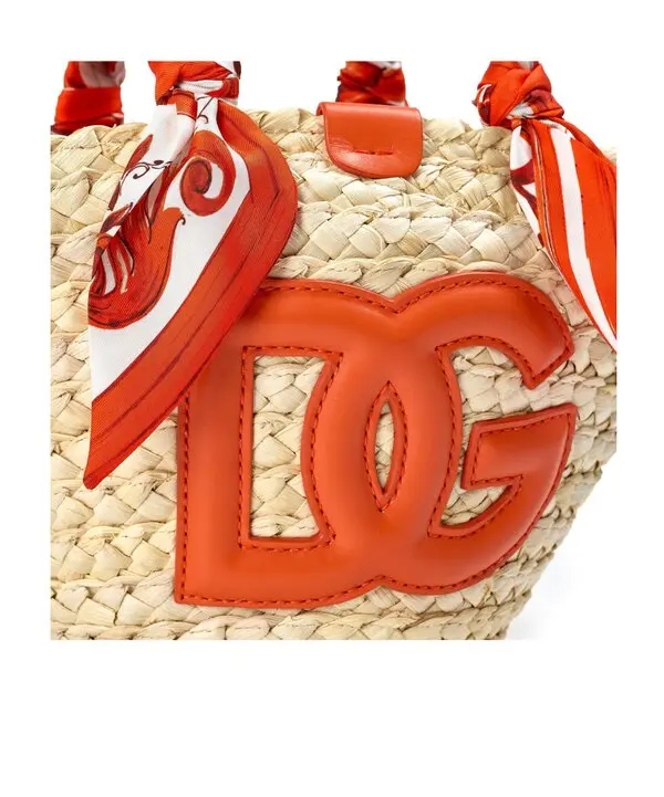 Dolce & Gabbana Straw Tote Handbag With - No