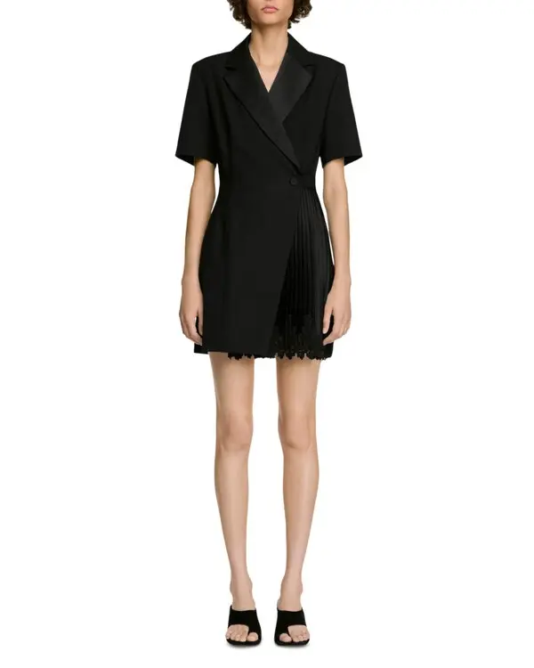 Sandro Baccarat Tailored Wrap Dress