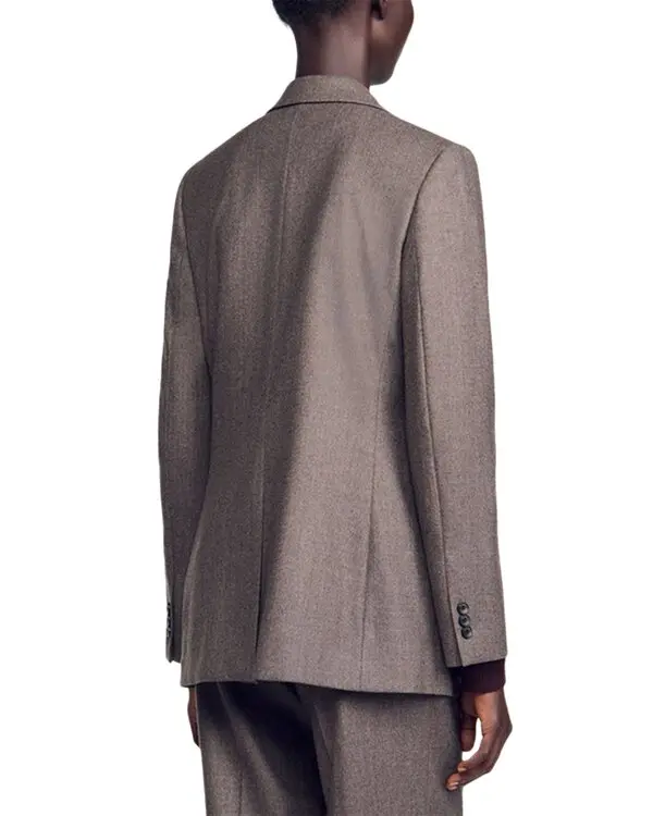Sandro Alix Wool Blazer