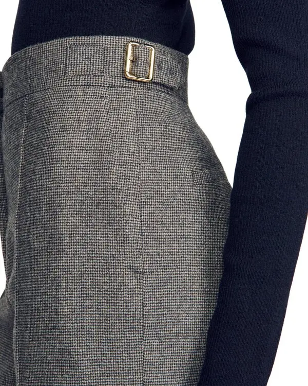 Sandro Alden Buckle Tab Suit Pants