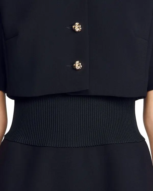 Sandro Georgina Layered Look Mini Dress