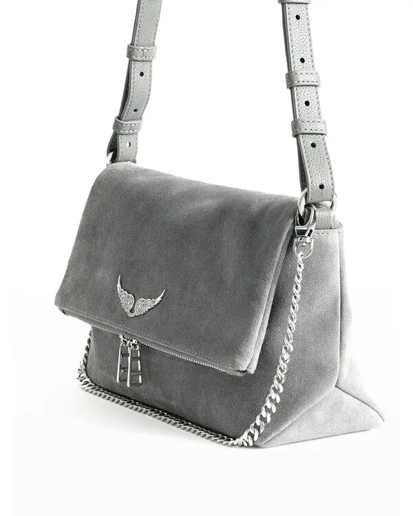 Zadig&Voltaire Rocky Ii Suede Shoulder Bag