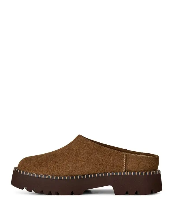 UGG Uptowner Shearling Mules - Light Bronze