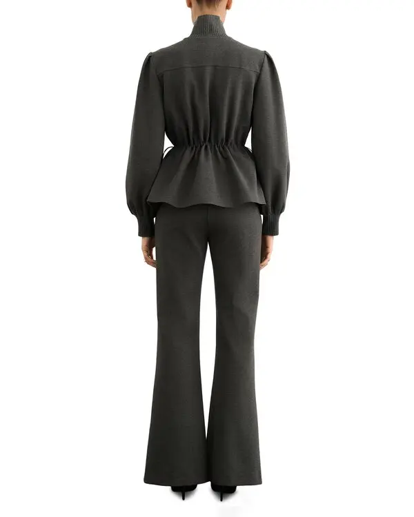 TOCCIN Ida Zip Front Mock Neck Jacket