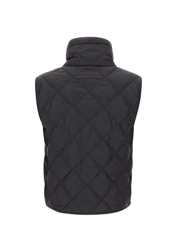 Max Mara Quilted Padded Gilet - Black