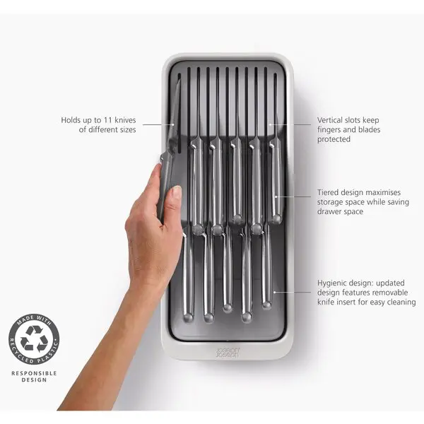JOSEPH JOSEPH Drawerstore 2 Tier Knife Organizer