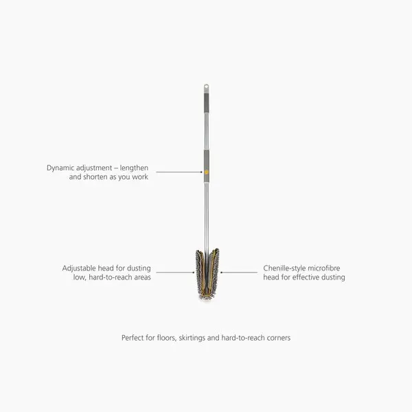 JOSEPH JOSEPH Cleantech Adjustable Floor Duster