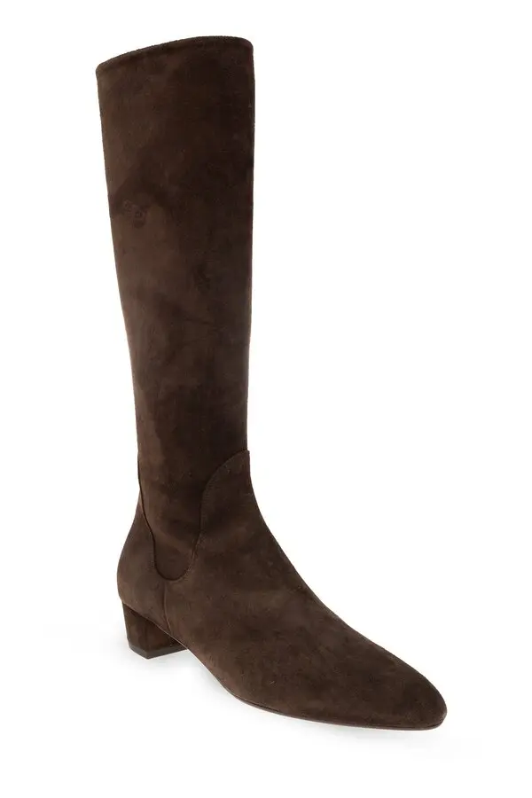 AeydĒ Suede High-heeled Boots