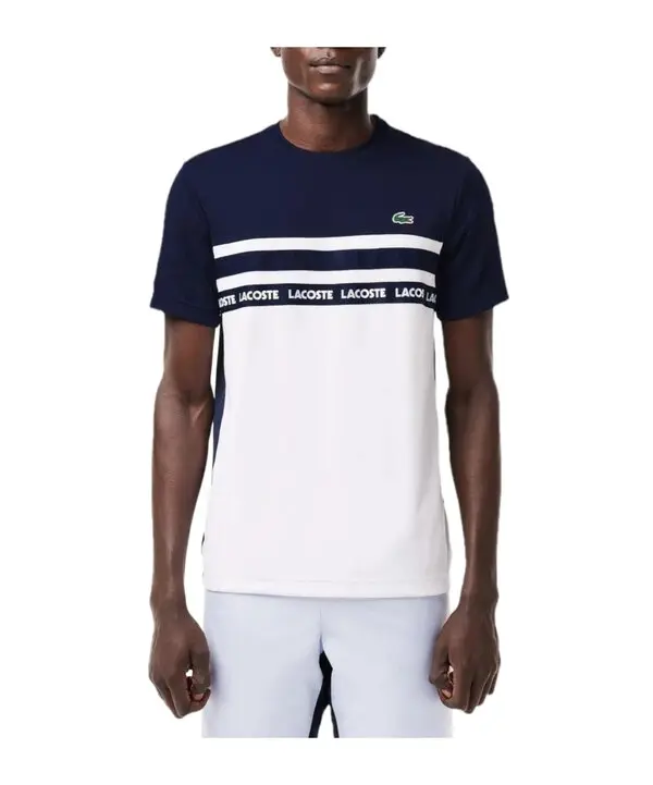 Lacoste Colorblock Crewneck Shortsleeve Tee - No