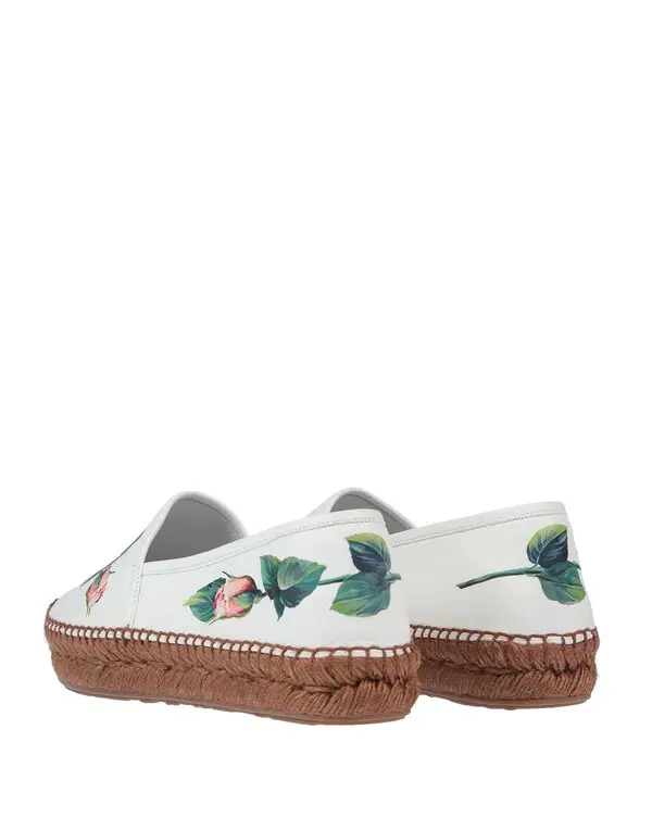 Dolce & Gabbana Floral Canvas Espadrilles