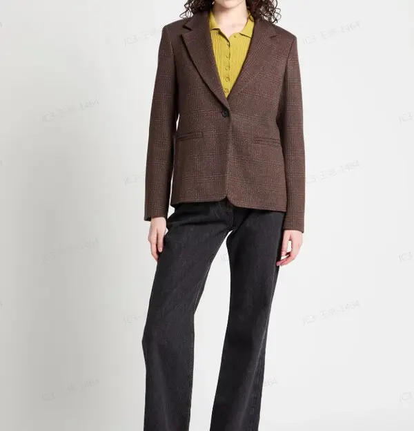 Max Mara Plaid Blazer