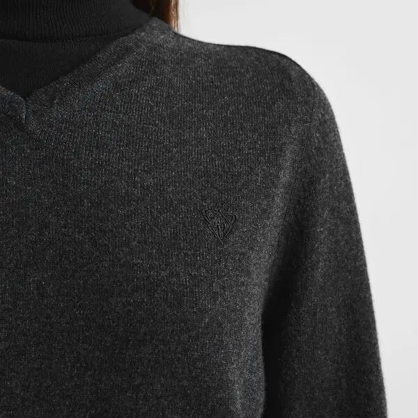 Gucci Vneck Longsleeve Knit Top