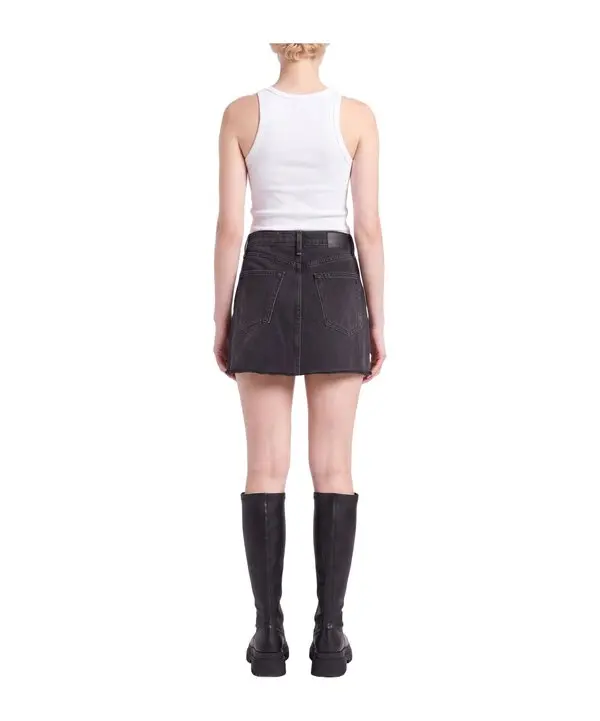 Rag & Bone Colorful Denim Midi Skirt