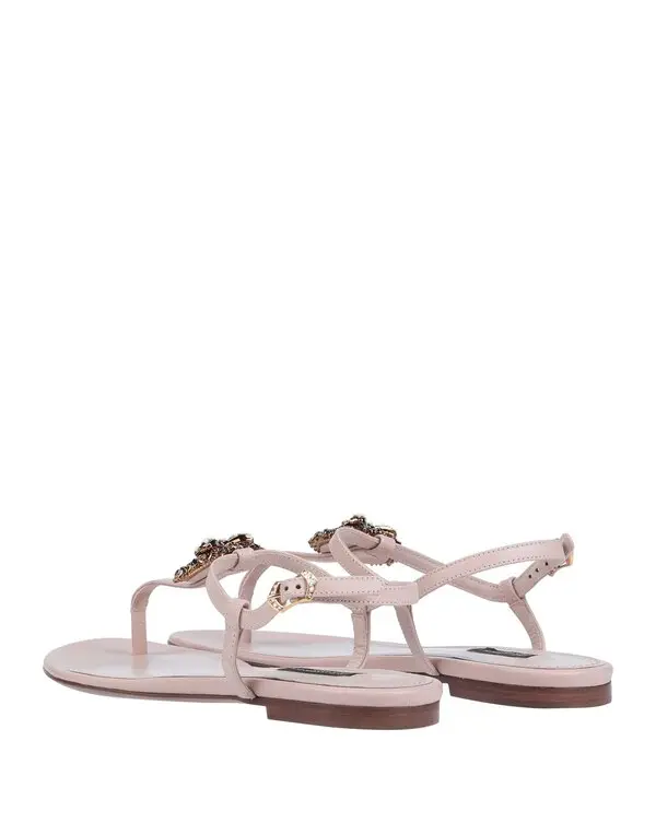 Dolce & Gabbana Minimalist Leather Sandals