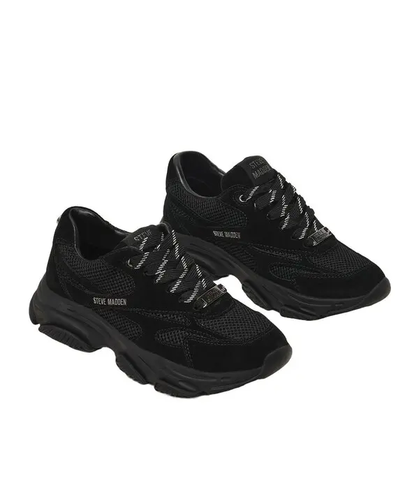 Steve Madden Meshpaneled Laceup Sneakers