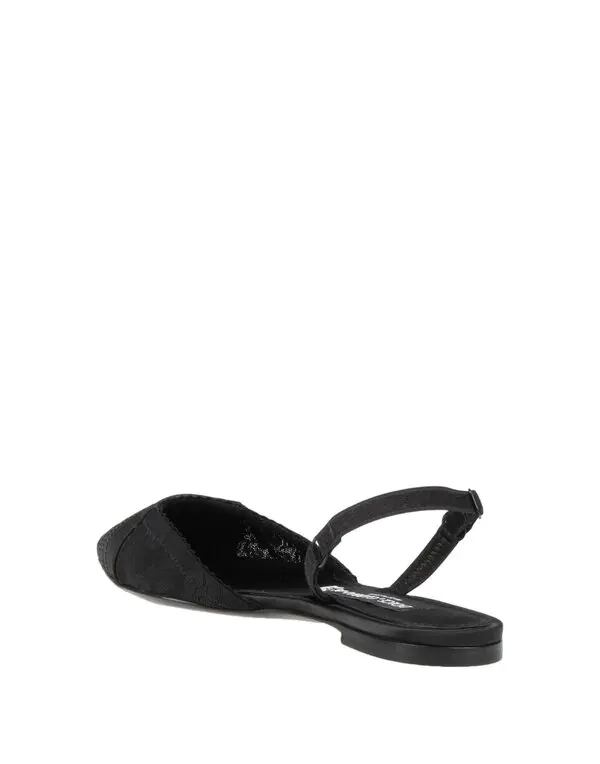 Dolce & Gabbana Plain Satin Flat Shoes