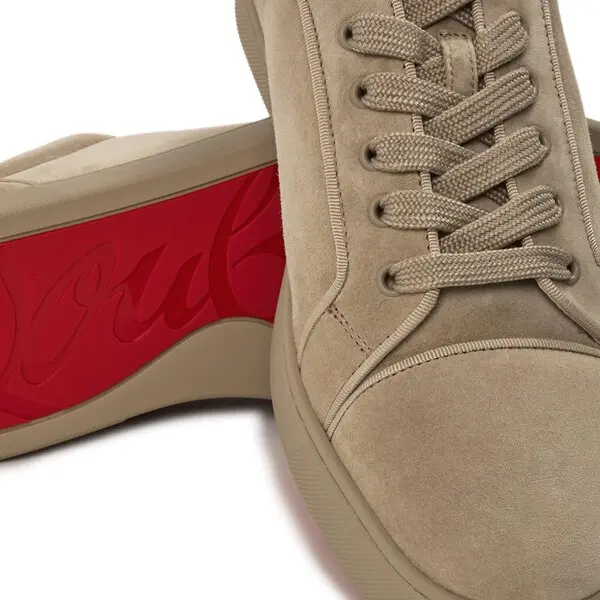 CHRISTIAN LOUBOUTIN Suede Lowtop Sneaker