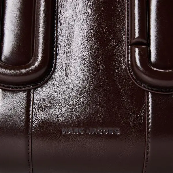 Marc Jacobs Glossy Leather Handbag - Black