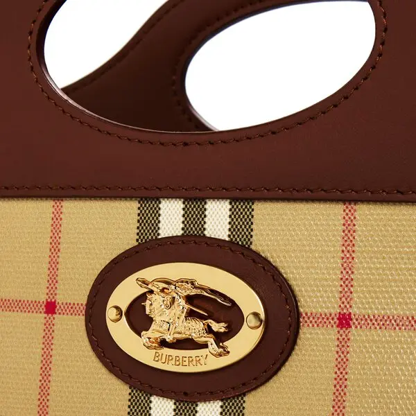 Burberry Minimalist Checkpattern Handbag