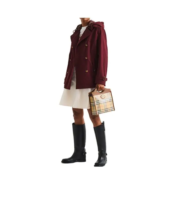 Burberry Minimalist Checkpattern Handbag
