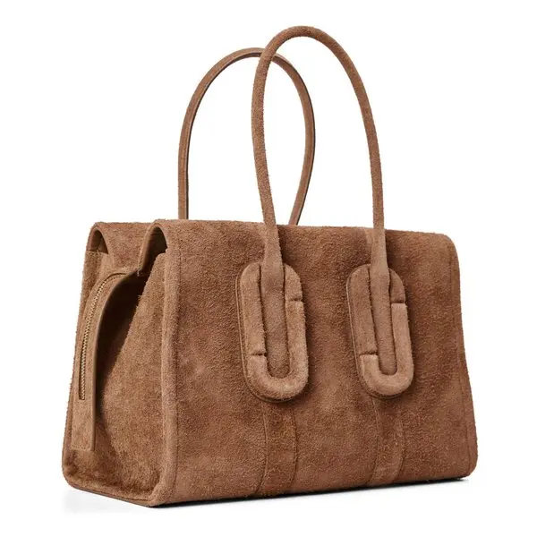Marc Jacobs Suede Tote Bag - Brown