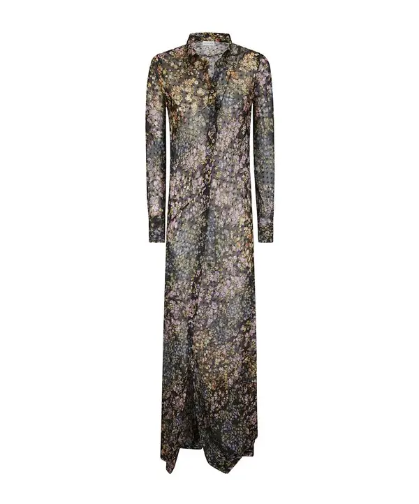 Dries Van Noten Long Floral Dress