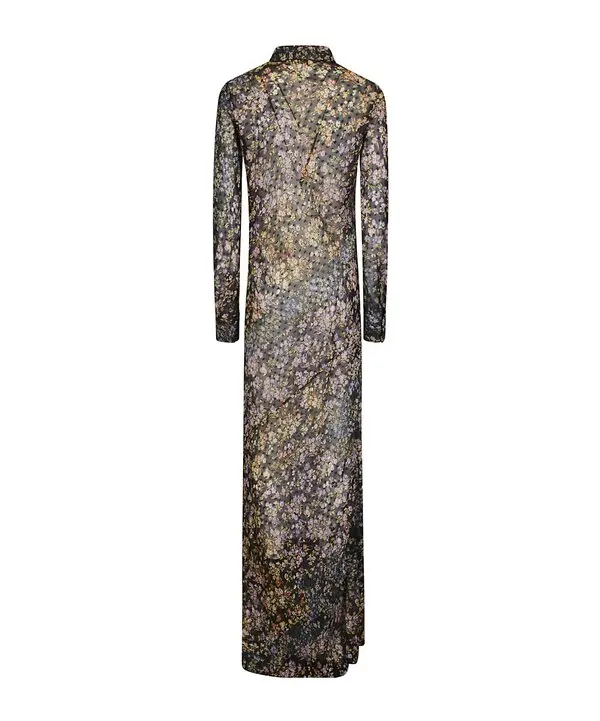 Dries Van Noten Long Floral Dress