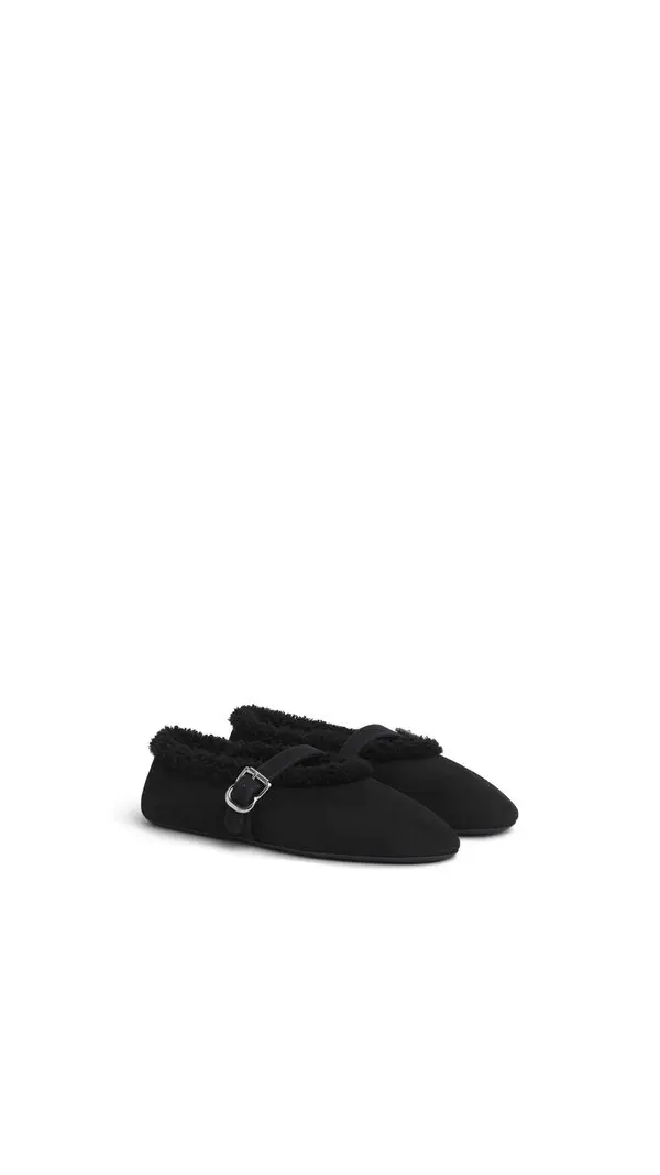Alaïa Round-toed Ballet Shoes