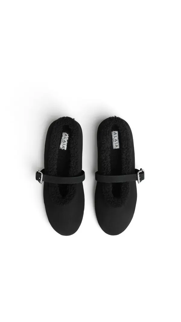 Alaïa Round-toed Ballet Shoes