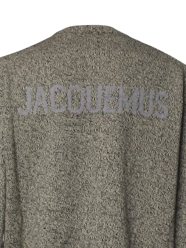 Jacquemus The Moulin Knitted Cardigan - Green