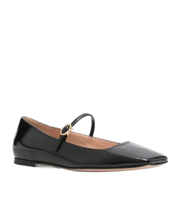 GIANVITO ROSSI Square-toed Flat Shoes