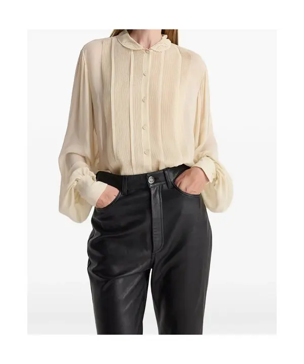 RÓHE Puffsleeve Blouse - Off-white