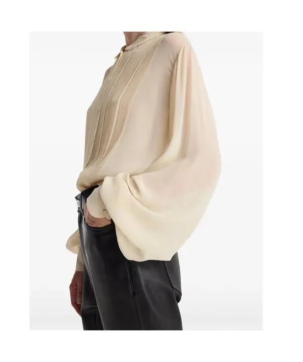 RÓHE Puffsleeve Blouse - Off-white