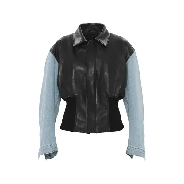 HAIKURE Vivienne Panelled Leather Jacket