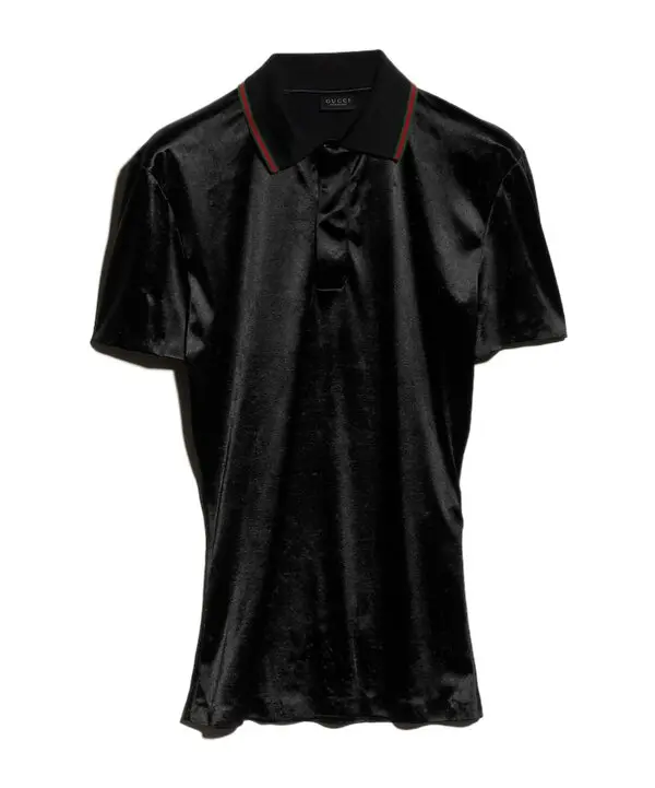 Gucci Web Trim Polo Shirt