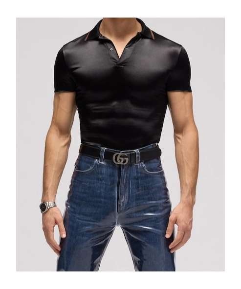 Gucci Web Trim Polo Shirt
