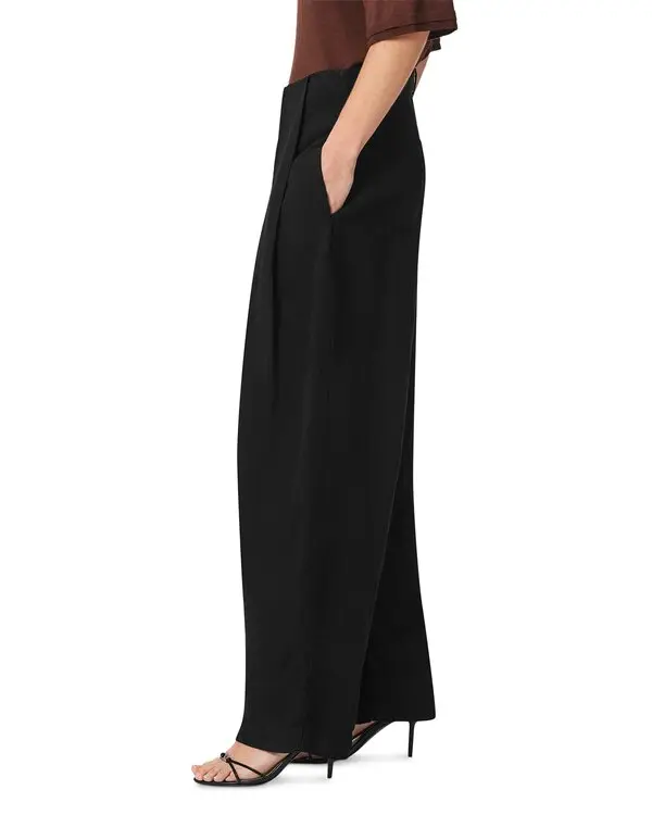 ALLSAINTS Phi Pleated Trousers - Black