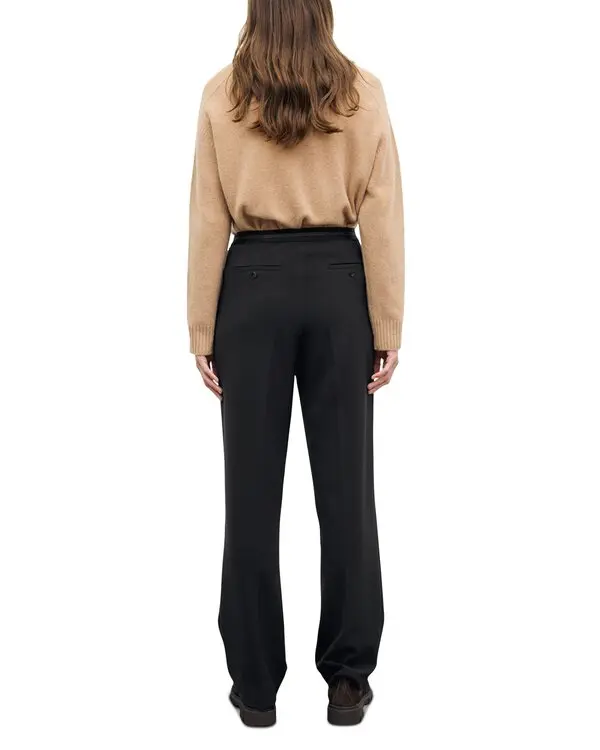 Gerard Darel Mili Midi Rise Straight Leg Pants - Brown