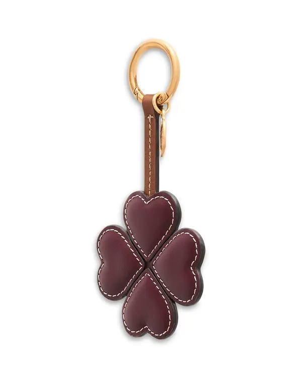 Gerard Darel 4 Feuilles Leather Bag Charm