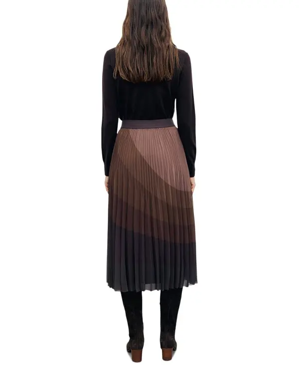 Gerard Darel Taryn Pleated Midi Skirt