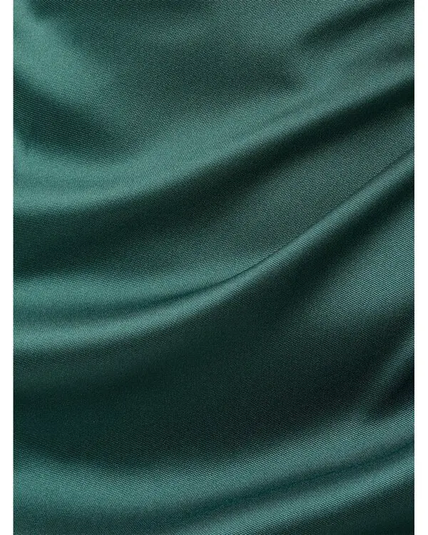 Aidan Mattox One Shoulder Stretch Mikado Gown