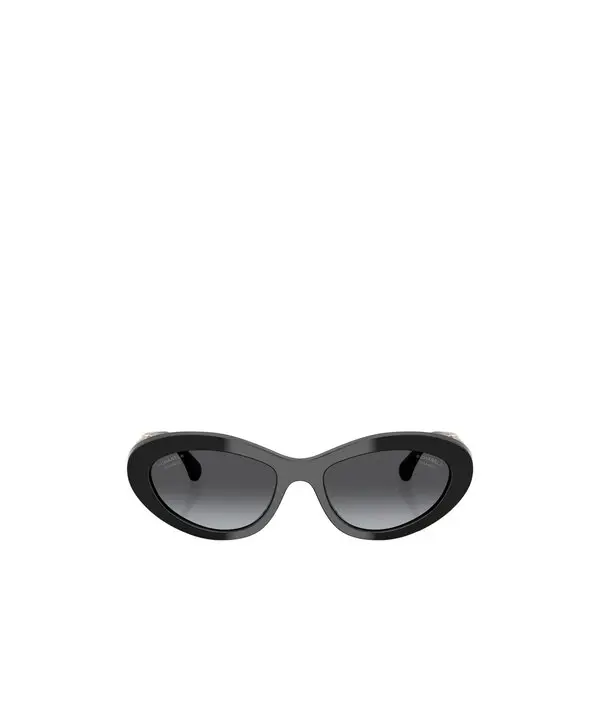 Chanel Full Frame Sunglasses - Black