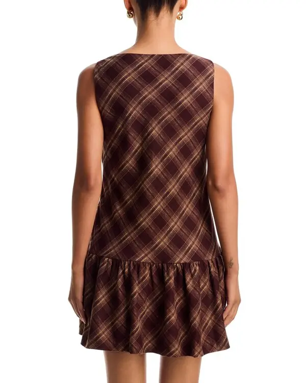 Aqua Drop Waist Sleeveless Mini Dress Exclusive