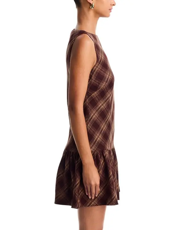Aqua Drop Waist Sleeveless Mini Dress Exclusive