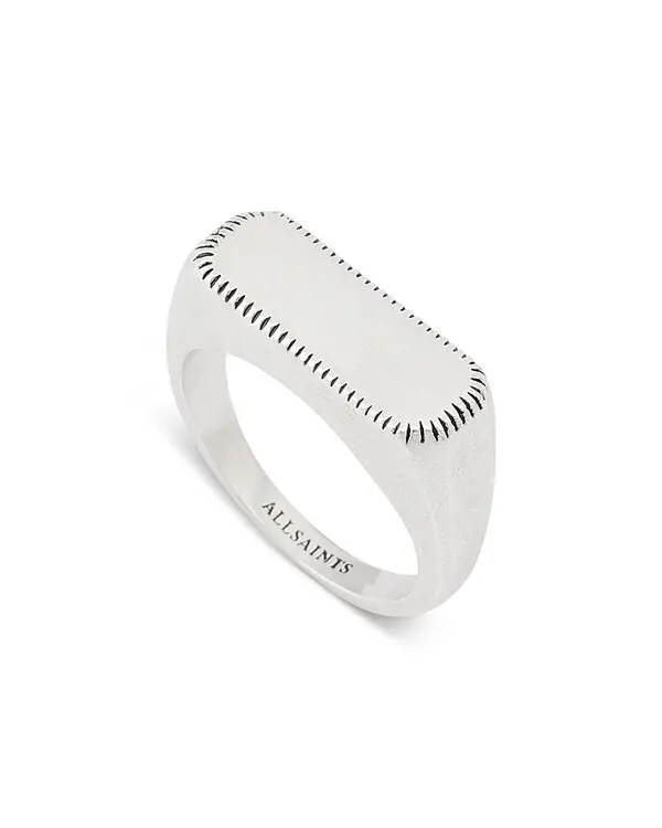 ALLSAINTS Phoebe Signet Ring - Warm Silver