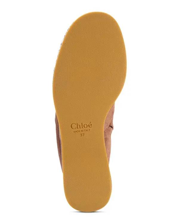 Chloé Maxime Suede Wedge Ankle Boots